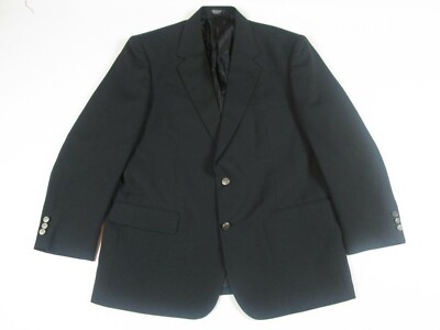 Haband Executive Division Men's Suit Jacket Size 44R Black #E4 | eBay