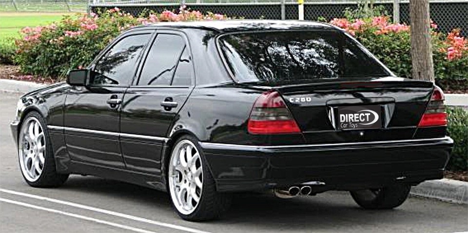 Mercedes C-Class 1994-2000 W202 4D Euro Trunk Flush Spoiler NO LIGHT ...