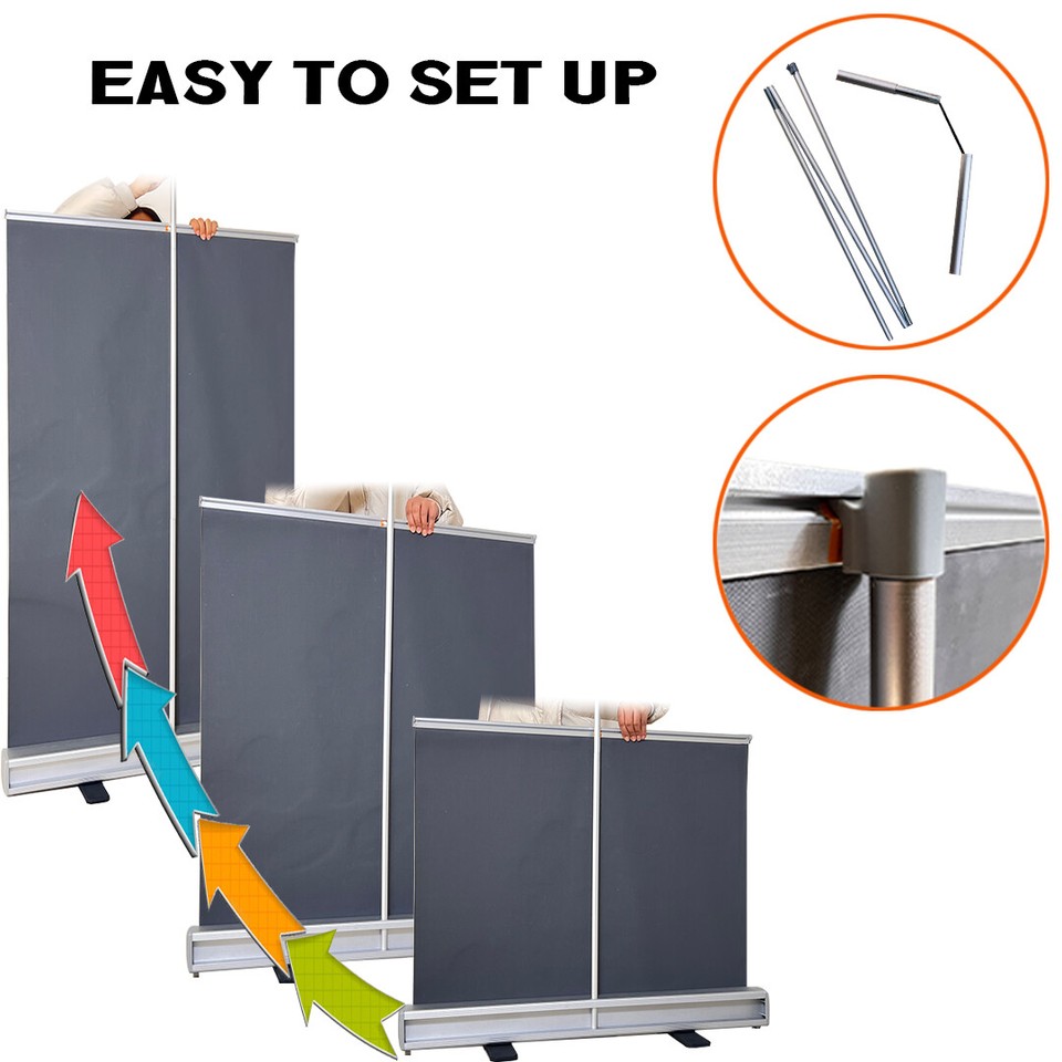 White Large Retractable Backdrop Stand for Video Photographi Streaming ...