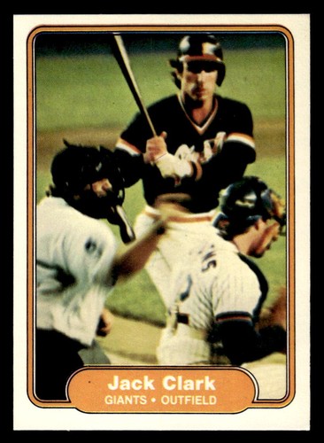 Jack Clark San Francisco Giants 1982 Fleer #387 | eBay