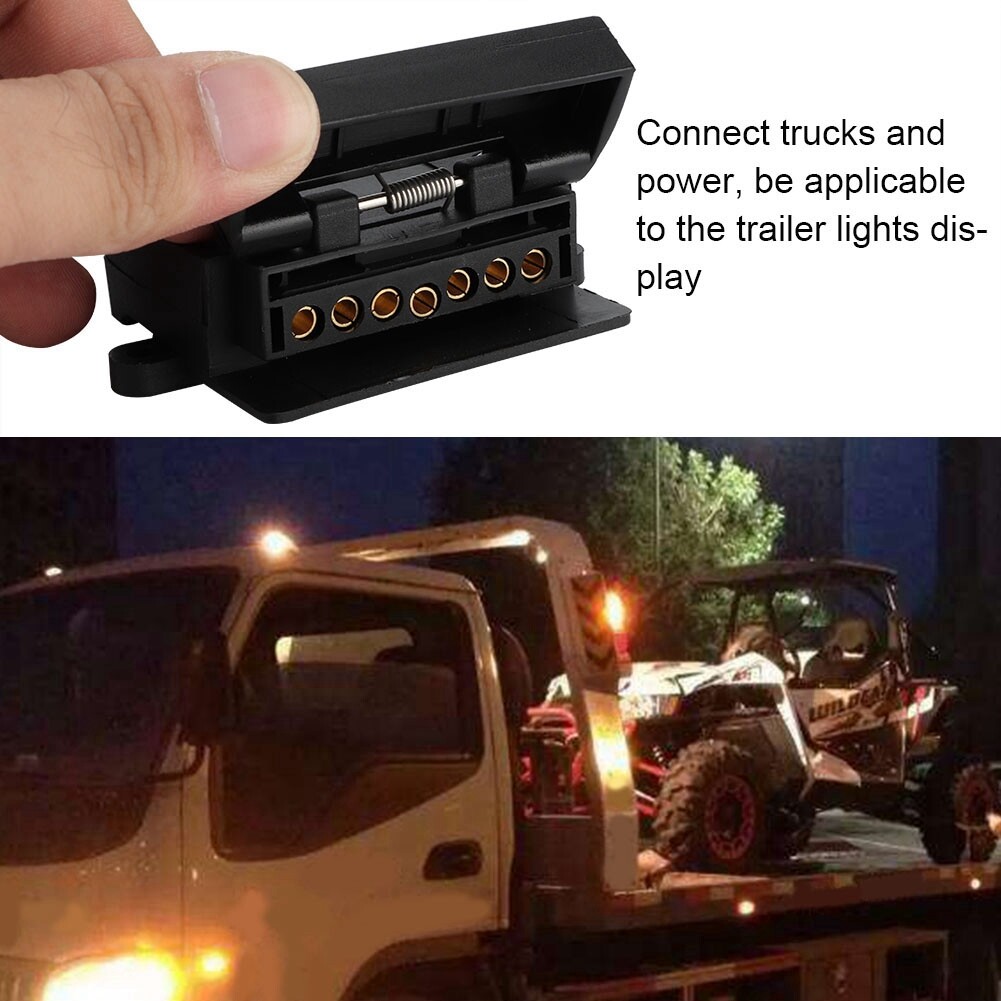 SLK 12 To 7 Pin ABS AU Standard Trailer Plug Truck Socket Wiring ...