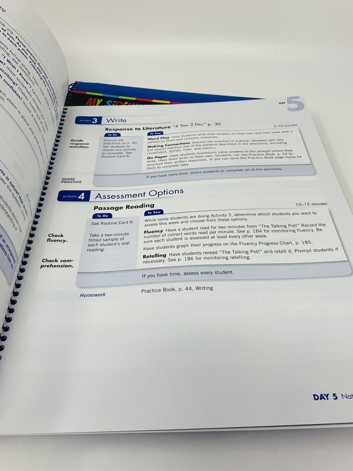 My Sidewalks on Reading Street Level D Teacher's Guide Intensive ...