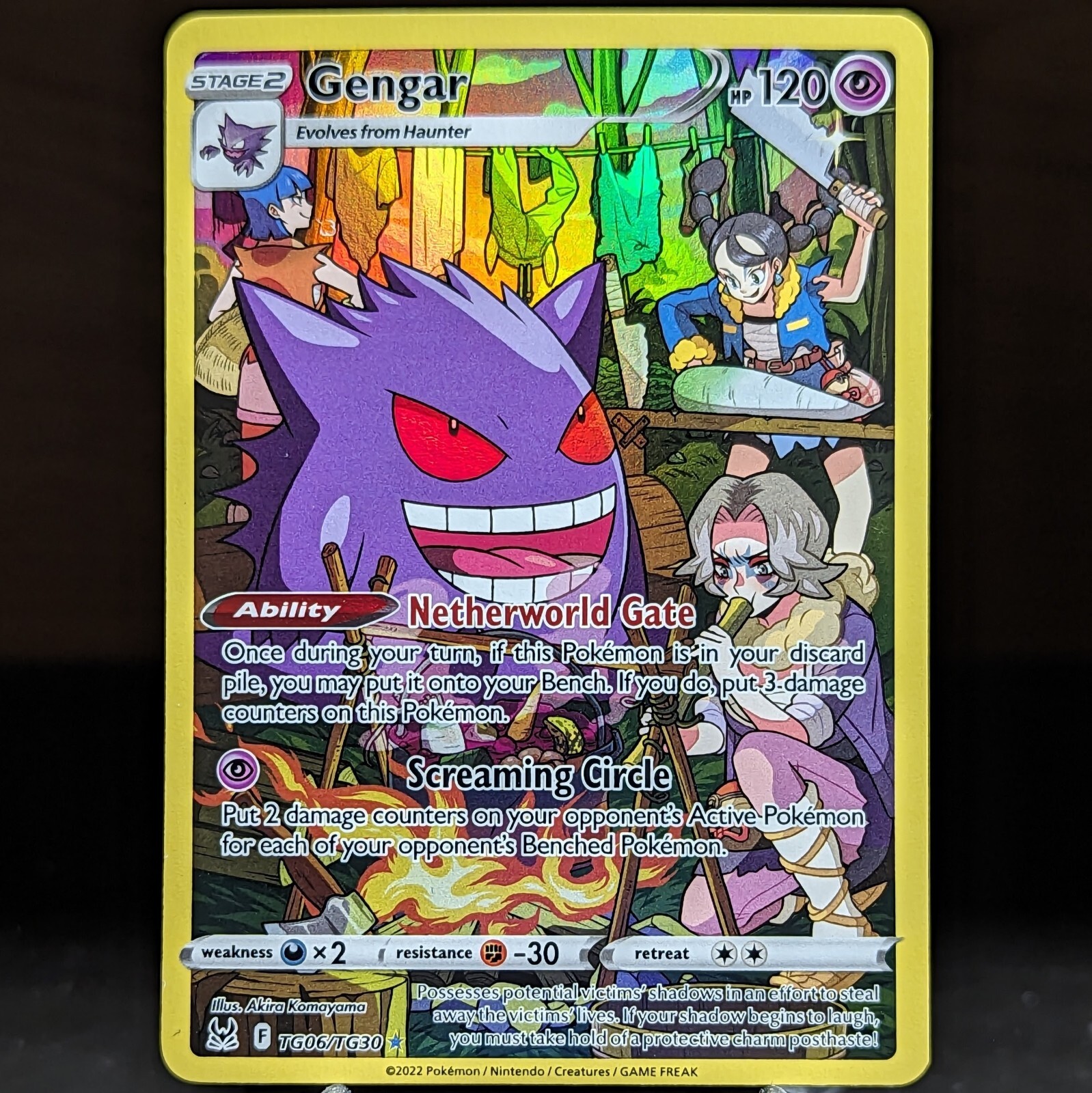 Gengar TG06/TG30 NM Trainer Gallery Holo Lost Origin Pokemon TCG Card ...