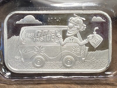 1oz .999 Fine Silver Art Bar Postal Express Mint Mystery Incorporated ...