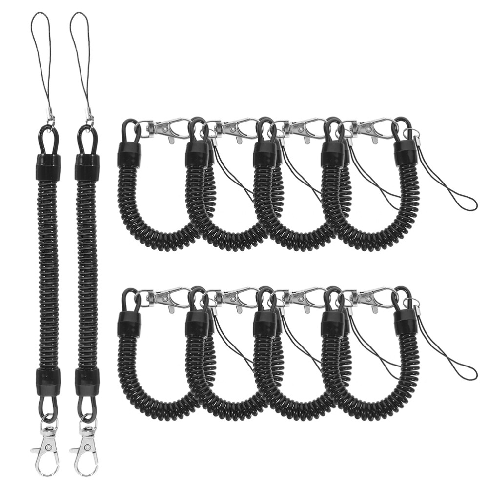Wire Fishing Tools Trendy Retail Retractable Coiled Fishing Lanyard ...