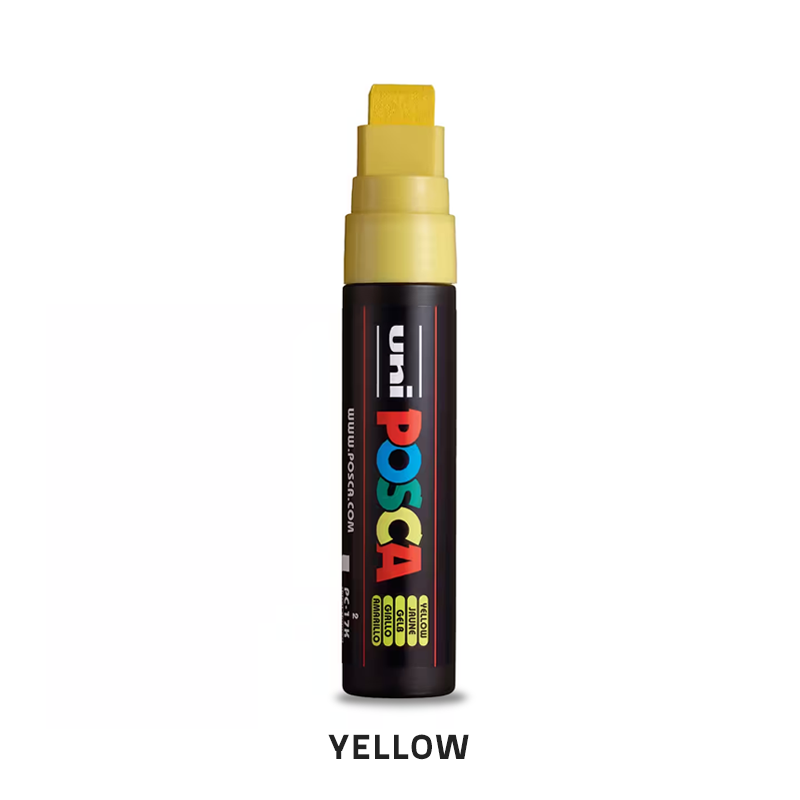 UNI POSCA PC-17K Single Water-based Paint 15MM Chisel Tip Marker ...