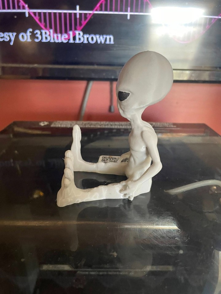 Gray Alien Action Figure! | eBay