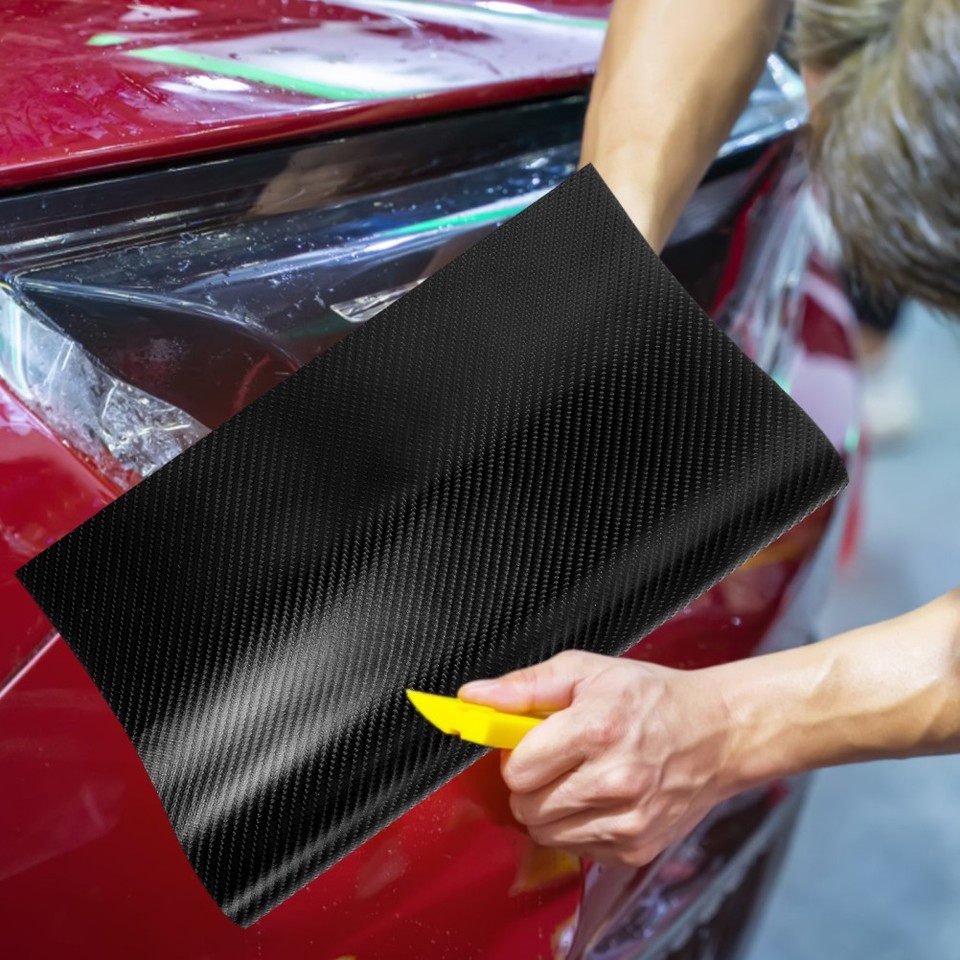 Automotive PVC Carbon Fiber Vinyl Wrap Sticker Decal 200 00 X 30 00 X 0 ...