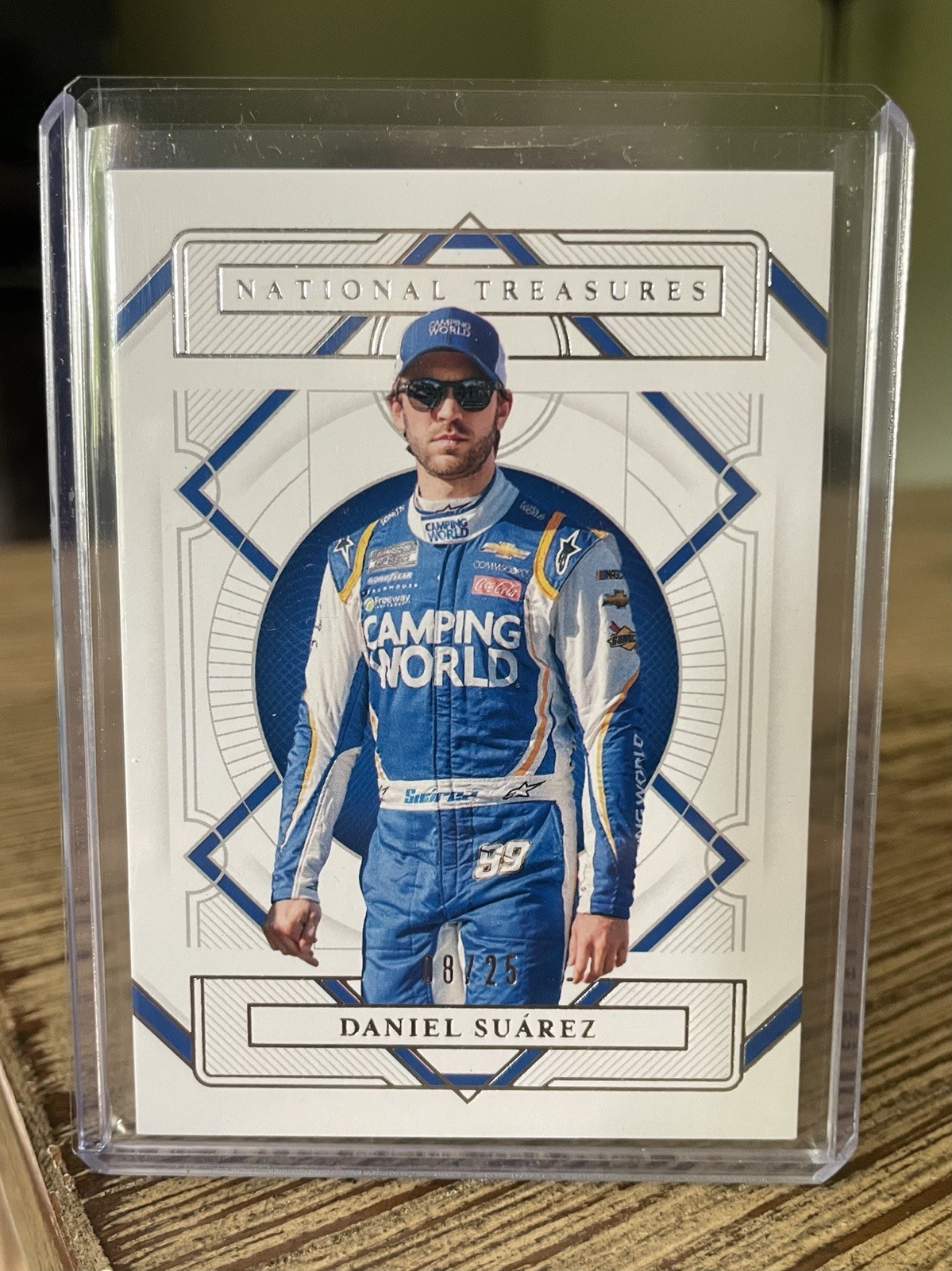 Daniel Suarez 2021 National Treasures NASCAR #DS Jumbo Tire Signatures ...