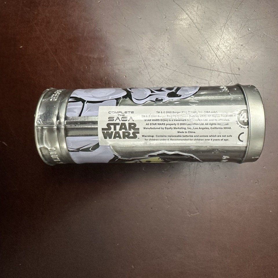 New 2005 Burger King Star Wars Episode IV A New Hope Watch Tin Luke ...