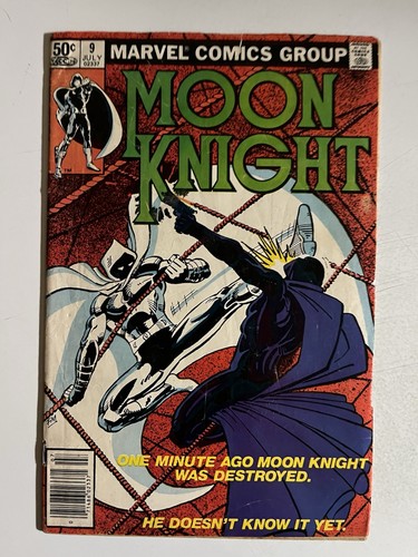 MOON KNIGHT #9 Marvel Comic 1981 Frank Miller cover (8/25) | eBay