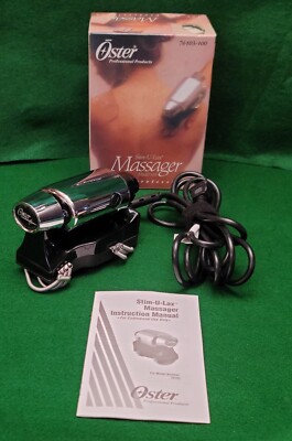 Stim-U-Lax Oster Professional Vibrating Massager Model 103 BARBER Hand ...