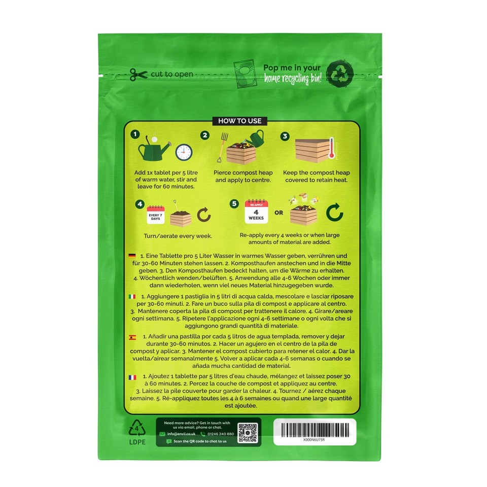 Envii Compost Accelerator Natural Organic Compost Activator Maker 12 ...