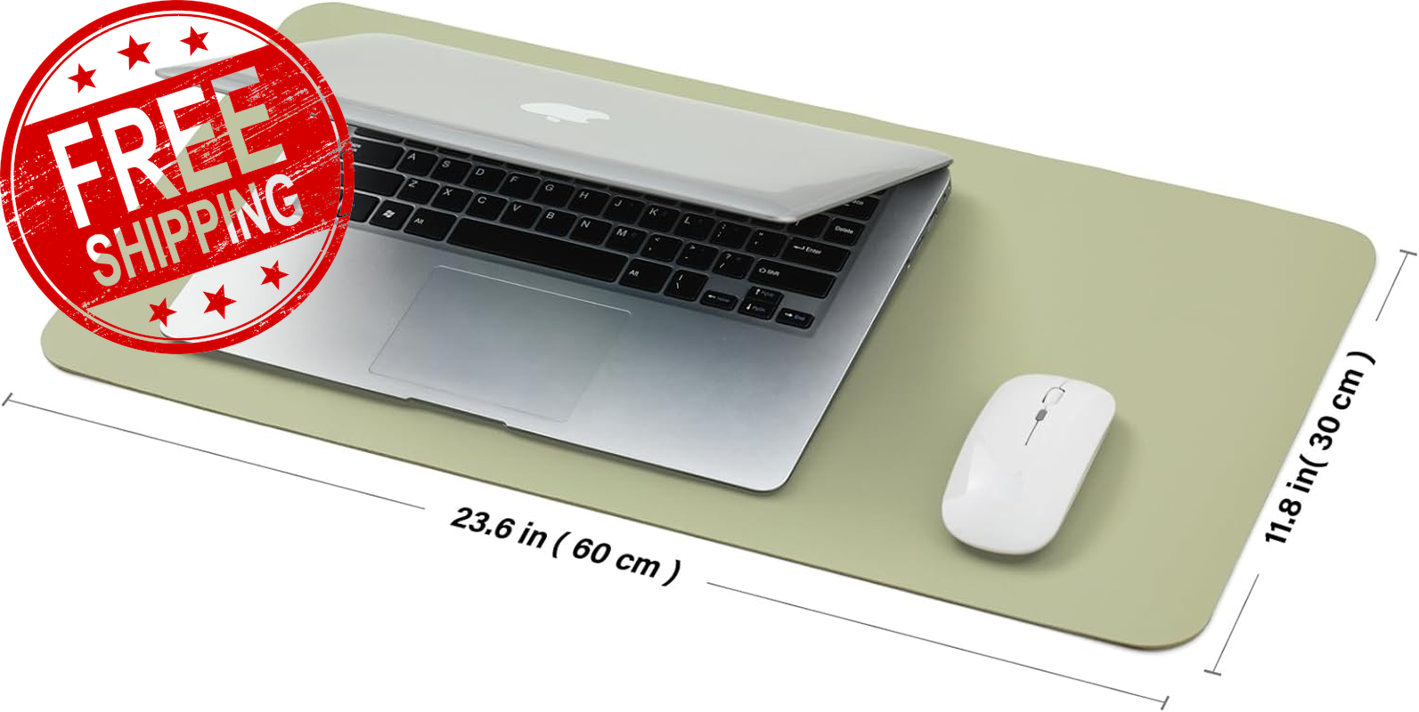 Compact Leather Desk Mat - Small Non-Slip PU Desk Pad for Office and ...