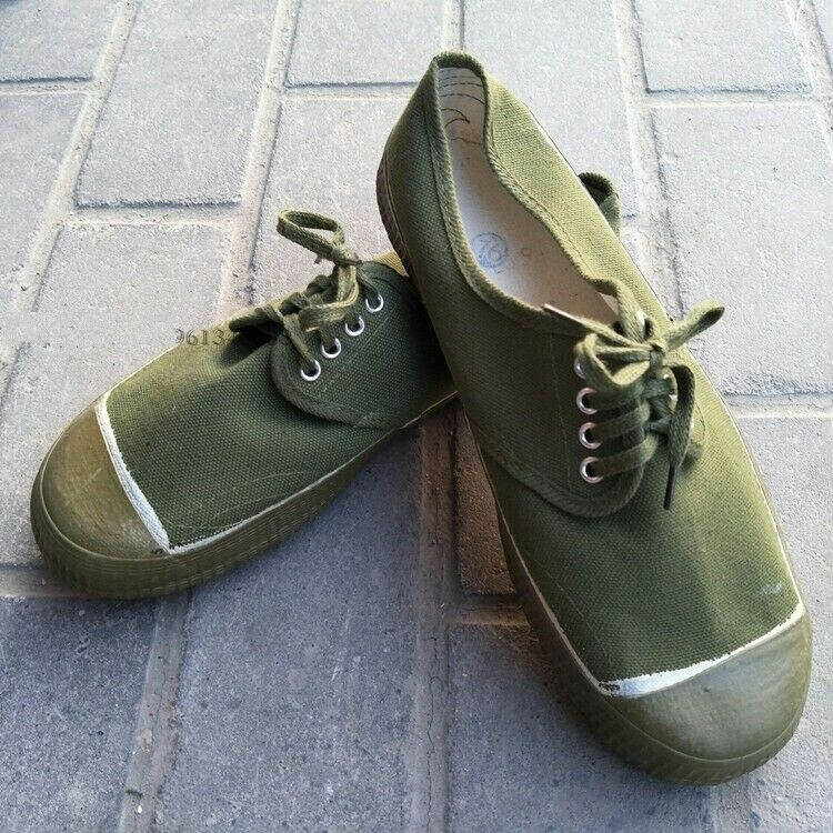 VIETNAM WAR SURPLUS CHINESE PLA ARMY 1965 SOLDIER LIBERATION SHOES SIZE ...