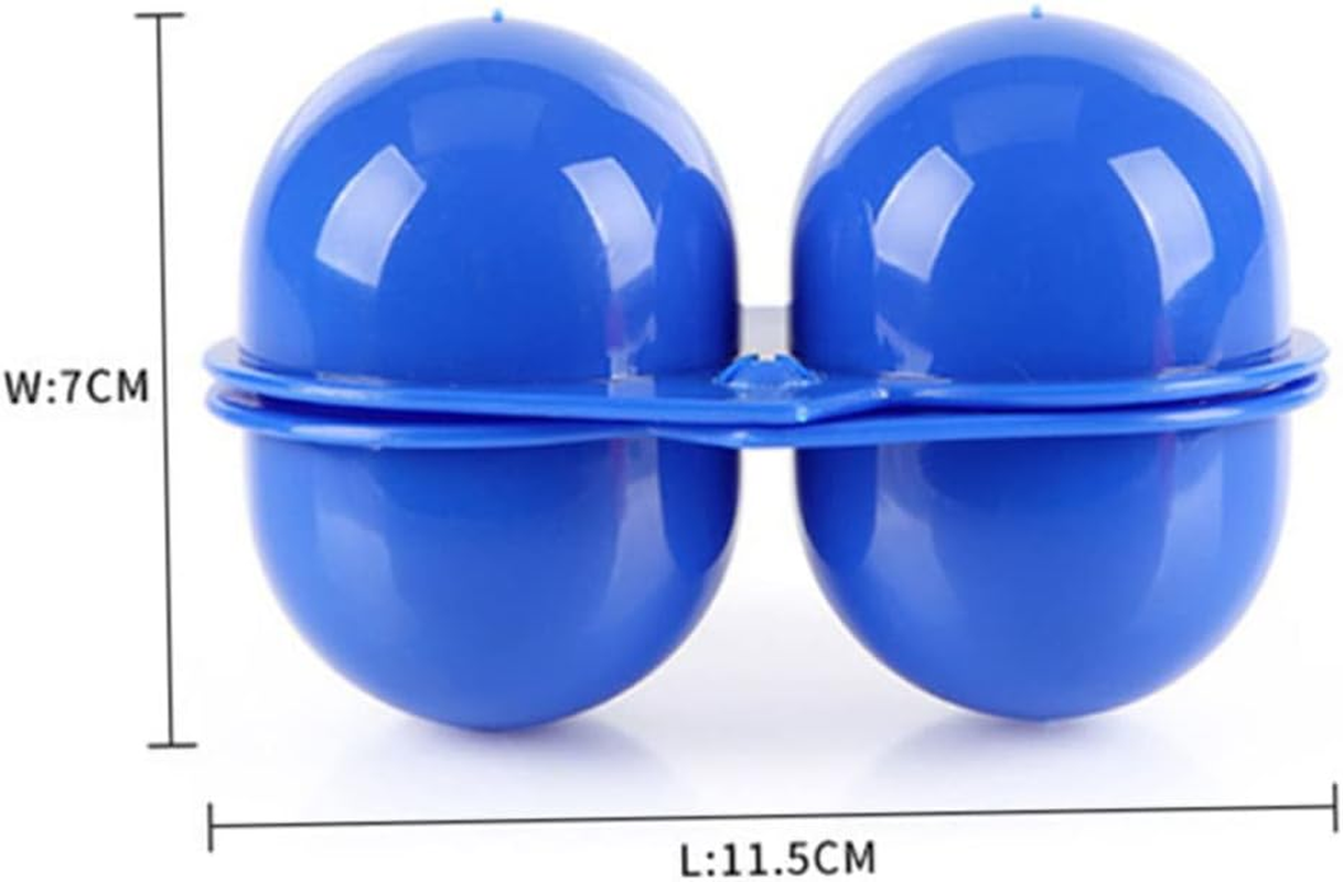 2 Pcs 2 Travel Egg Carrier Picnic Egg Case Container Chicken Eggs Egg ...