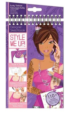 Drawing Pad Tattoos Design Illustrated Girls Sticker Stencils | eBay ...