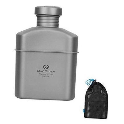 Titanium Camping Cookware Titanium Canteen Mess kit, Camping Canteen ...