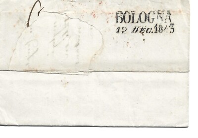 ITALY 1843 GENOVA TO BOLOGNA LETTER 164(Z962) | eBay