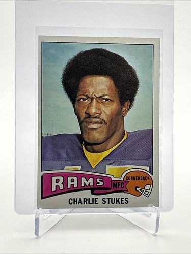 1975 Topps Charlie Stukes Football Card #66 EX Quality FREE SHIPPING | eBay