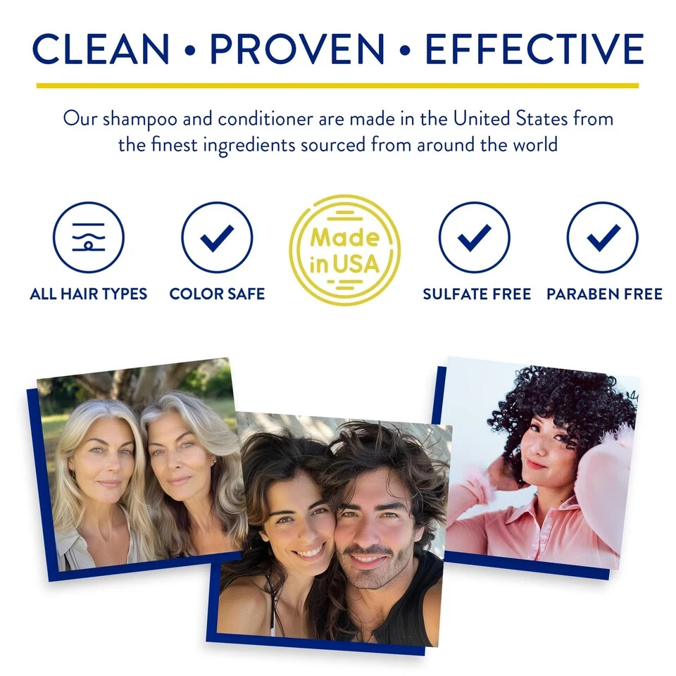 Routine Wellness Anti-Thinning Shampoo and Conditioner Set for Thinning ...