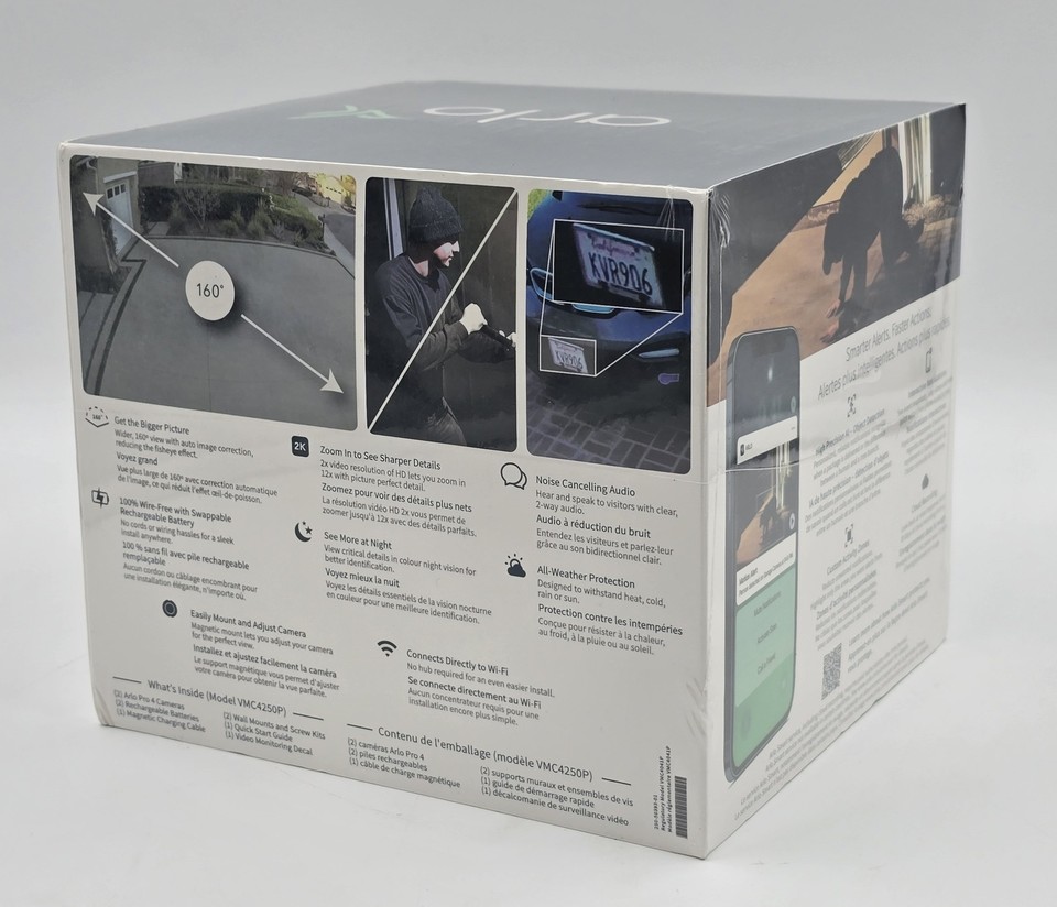 Arlo Pro 4 Spotlight Security Camera 2-Pack | eBay