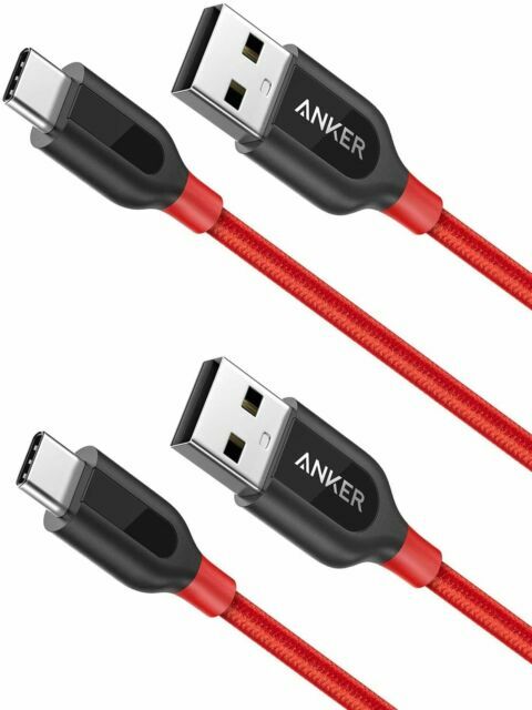 Anker AK-B8265091 3ft USB Fast Charging Cable - 2 Pack, Red for sale ...