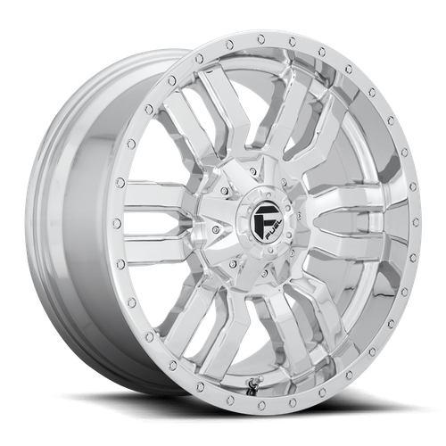 1 20 Inch Chrome Rim Wheel Fuel D631 D63120909850 Sledge 6x5.5 6x135 ...