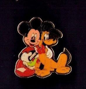 Disney Tdl Tokyo Mickey Mouse Arm Around Pluto Pin | eBay