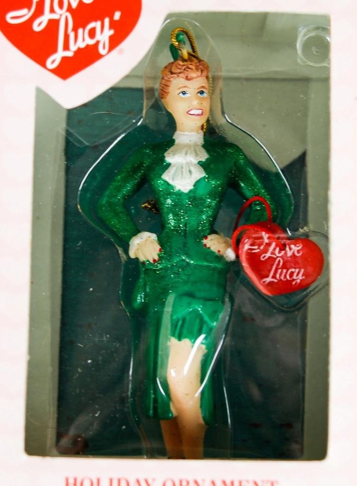 Vintage Set/3 Kurt Adler I Love Lucy Holiday Ornaments New Old Stock ...