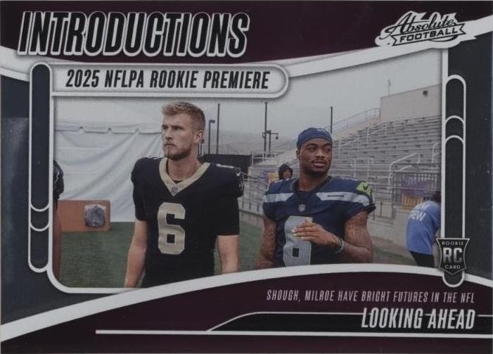 2025 Panini Absolute - Introductions Jalen Milroe, Tyler Shough #I-TSH ...