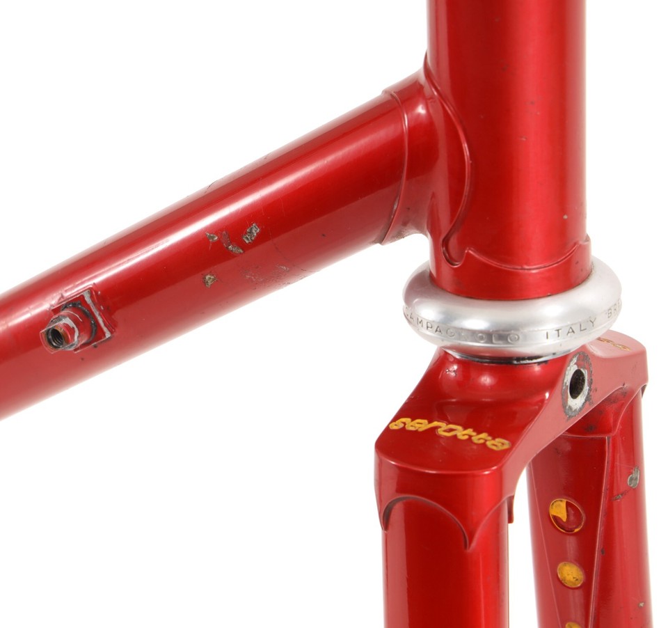 Serotta Club Special Steel Road Bike Frameset 59cm RED 700c Columbus ...