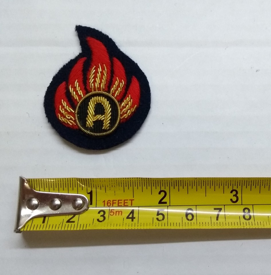 Mess Kit Badge Ammo Tech A on Navy British Military Hand Embroidered ...