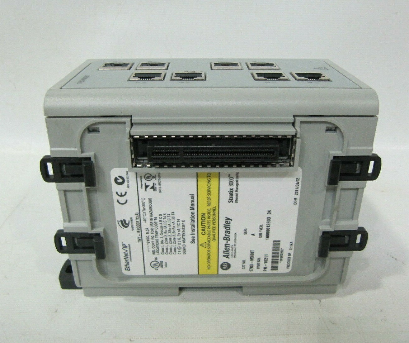 Allen-Bradley Stratix 8000 Managed 8 Port Ethernet Switch Cat. 1783 ...