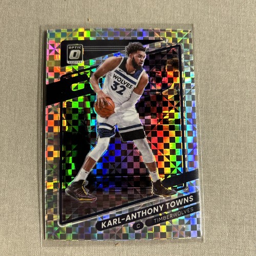 2021-22 Donruss Optic Karl-Anthony Towns CHECKERBOARD SP Prizm! | eBay