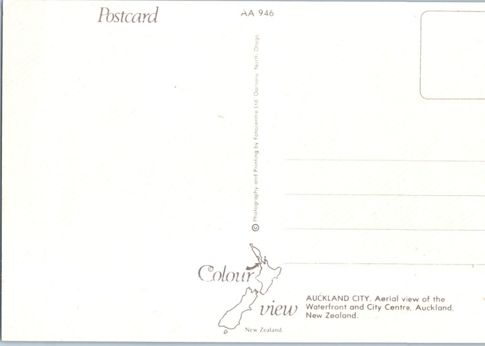 Auckland City Aerial View of the Waterfront and City Center New Zealand ...