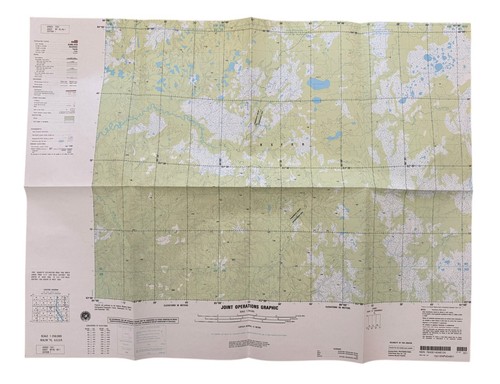 NIMA U.S. Military Joint Operations Graphic JOG Map of NALIM'YE, USSR ...