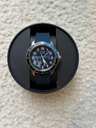 Citizen Eco Drive Disney Mickey Scuba Diving Stainless Steel Watch ...
