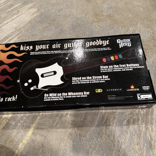 PS2 Guitar Hero Red Octane SG Gibson Wired Controller W/Box No Game ...