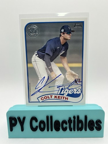 2024 Topps Update - #89BA-CKE Colt Keith Auto (RC) Detroit Tigers 1989 ...