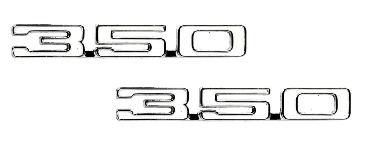 Chevrolet 350 Emblem Set. for 1968 Camaro *PAIR* - Authentic GM Parts ...