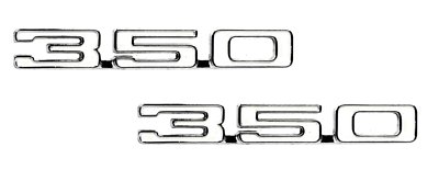 Chevrolet 350 Emblem Set. for 1968 Camaro *PAIR* - Authentic GM Parts ...