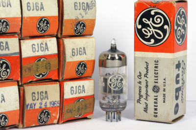 ONE 6J6A GE NOS Tube Röhre Lampe TSF Valvola Valve 진공관 真空管 Valvula | eBay