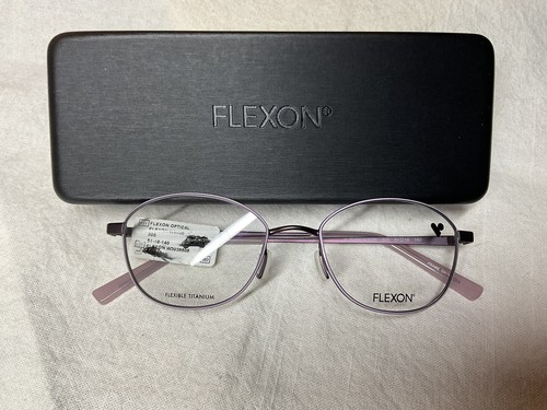 New Flexon W3035 Eyeglass Frame 505 Plum 51-18-140 Titanium | eBay