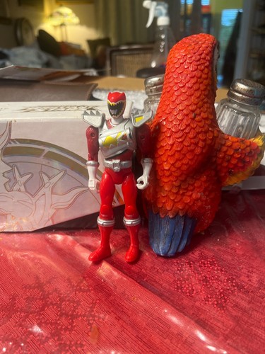 RED RANGER DINO DRIVE CHARGE MMPR POWER RANGERS FIGURE MOSC BANDAI 2015 ...