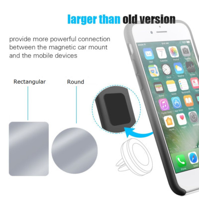 Metal Plate Adhesive Sticker Mount for Mobile Phone Nav GPS Magnet ...