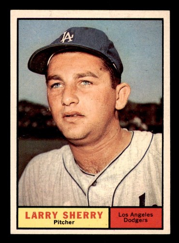 1961 Topps Baseball #412 Larry Sherry NM *d3 | eBay