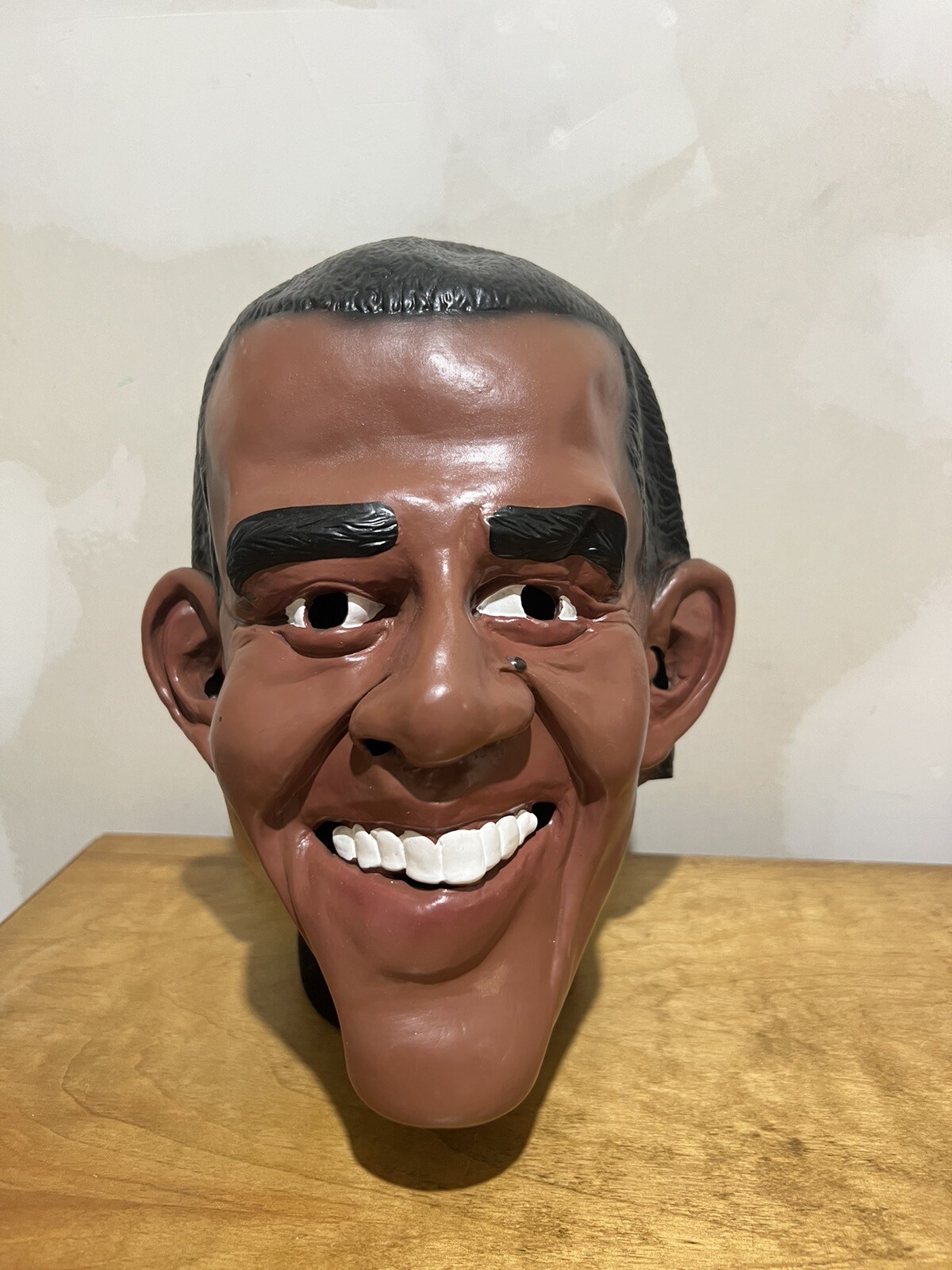2008 Disguise Barack Obama Latex Mask Halloween Elect… - Gem