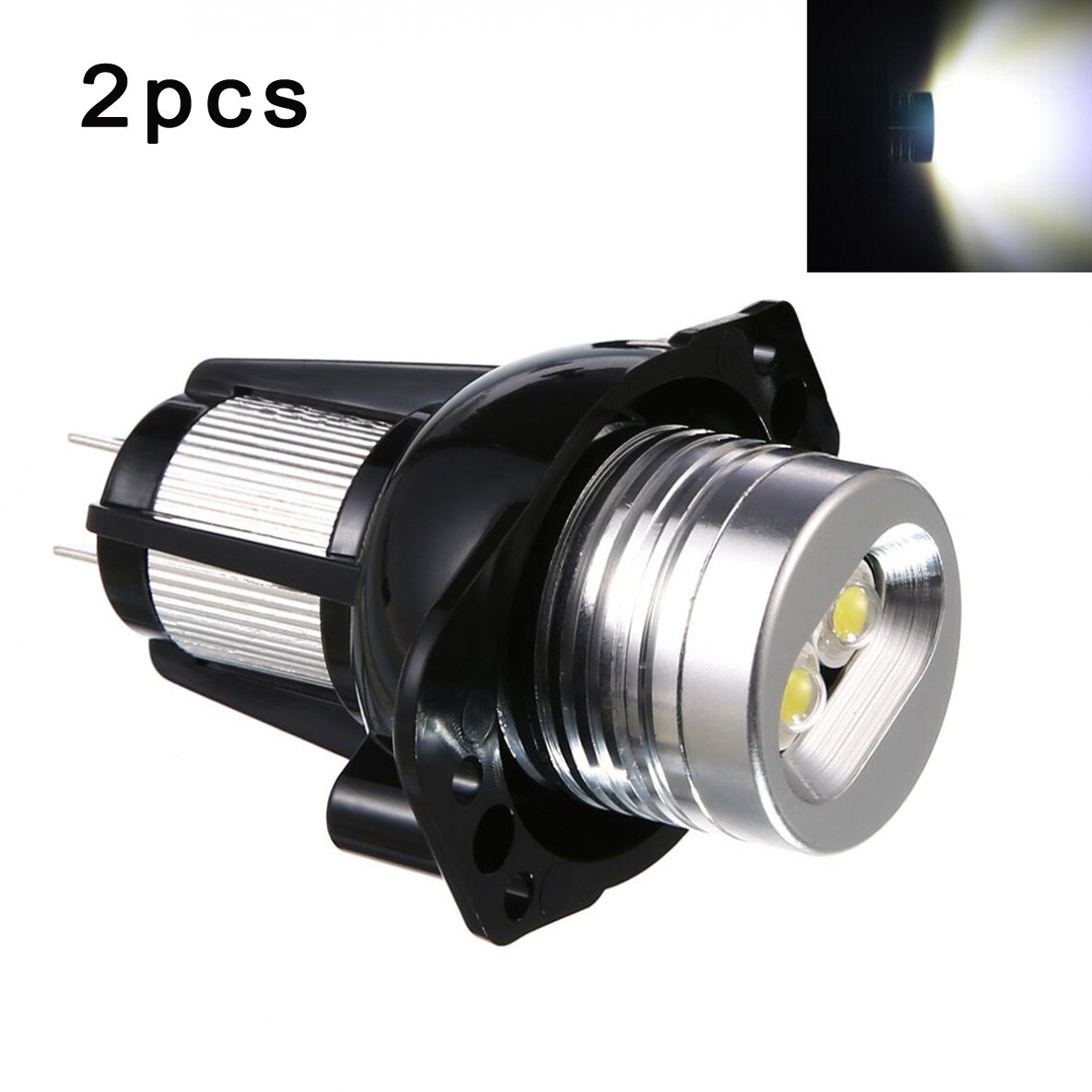 Cutting Edge LED Headlight Marker Halo Ring Light Bulb for BMW E90 E91 ...