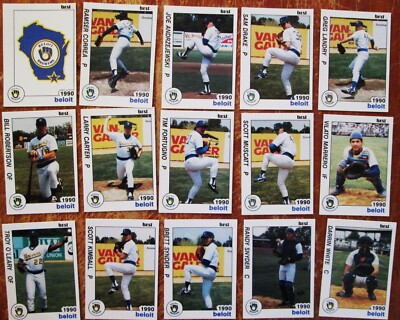 MILB TEAM SET: 1990 Beloit Brewers 27 Cards | eBay